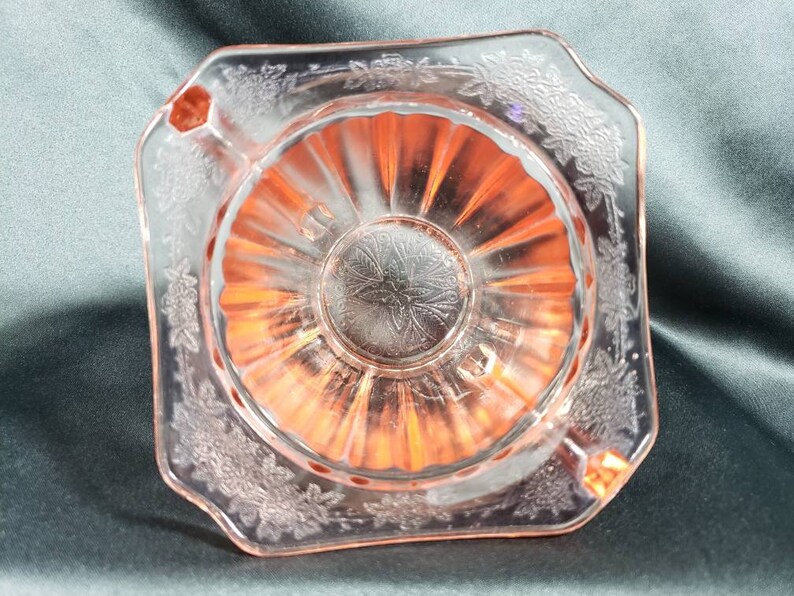 Pink Depression Glass Sugar Bowl Adam Pattern Jeanette Glass | Etsy