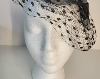 Black Hat With Net - Etsy