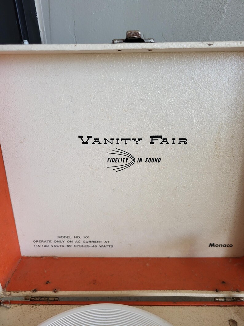1950's/1960s Vanity Fair Brand 45 Record Player Records - Etsy