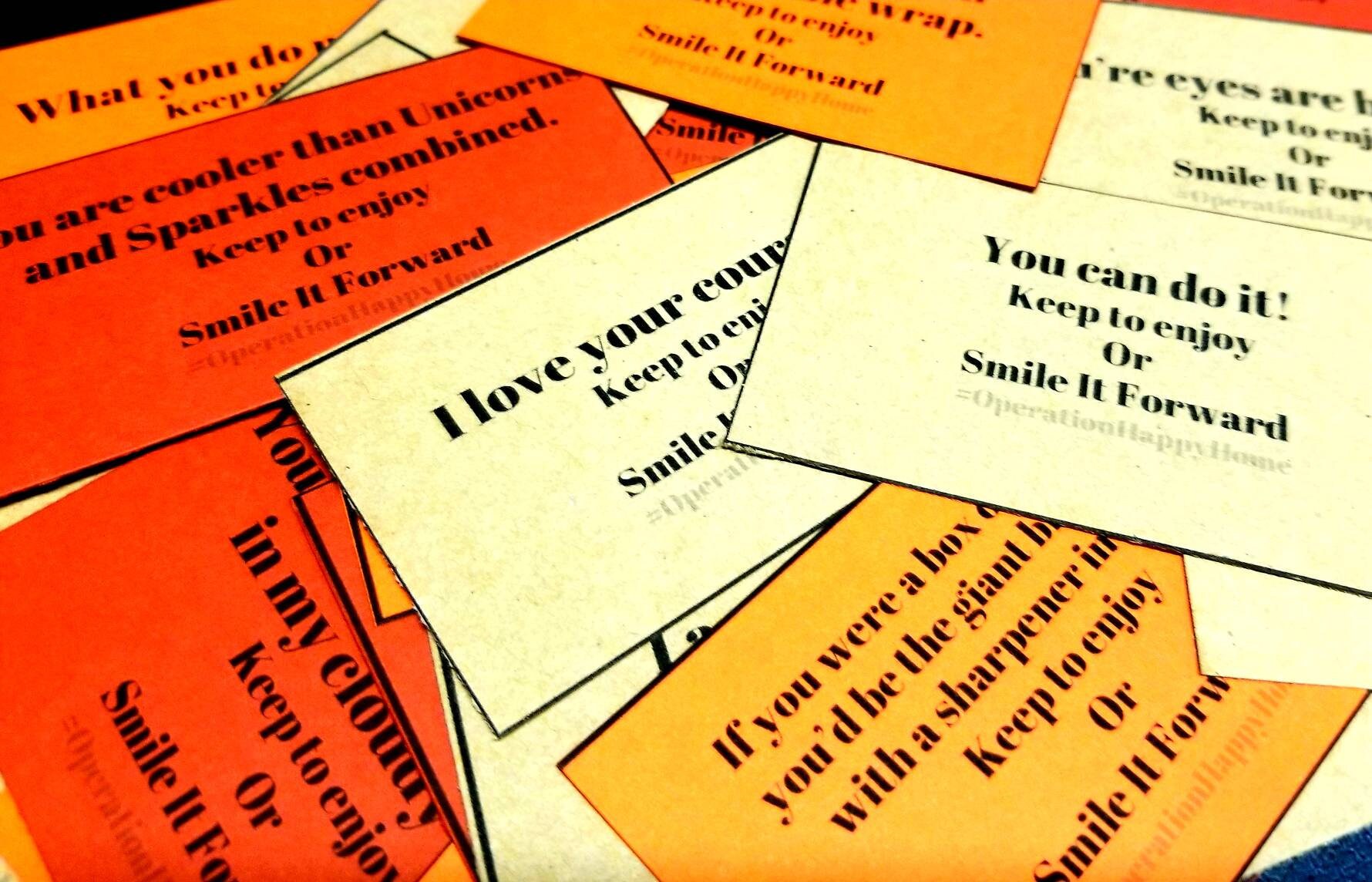 Compliment Cards, Kindness Confetti, DIY Printable Cards, Positivity ...