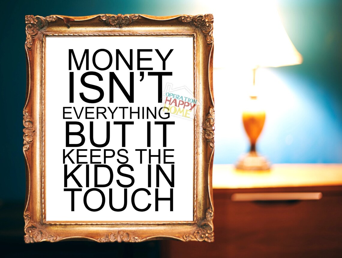 Funny Sign | Money Humor| Parenting Humor Sign| Money Talks| Sarcasm ...