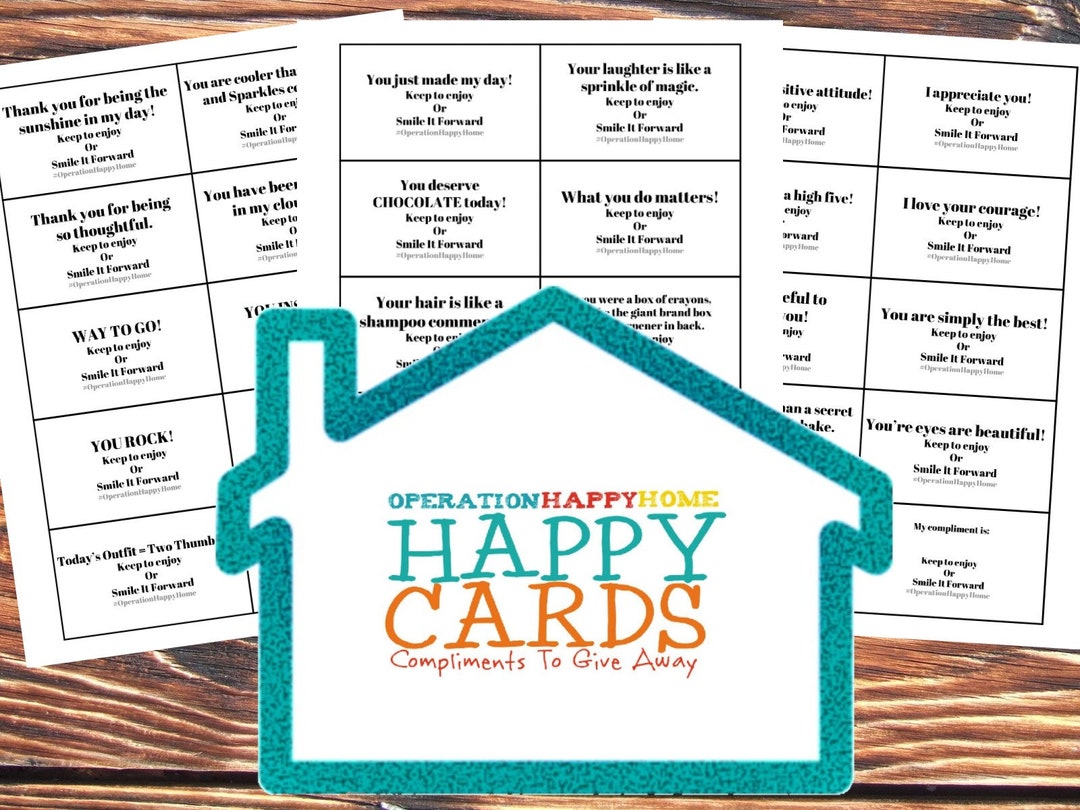 Compliment Cards, Kindness Confetti, Positive Affirmations, Positivity ...