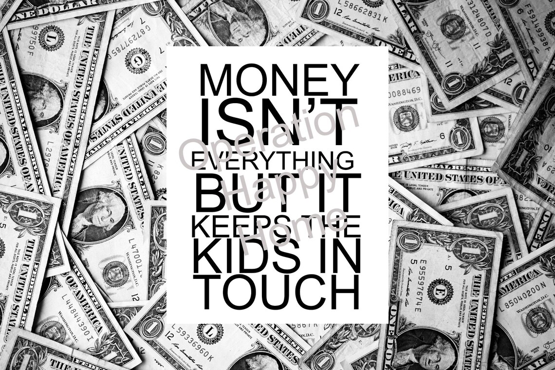 Funny Sign | Money Humor| Parenting Humor Sign| Money Talks| Sarcasm ...