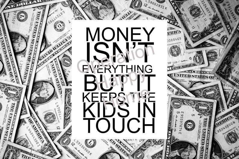 Funny Sign | Money Humor| Parenting Humor Sign| Money Talks| Sarcasm ...