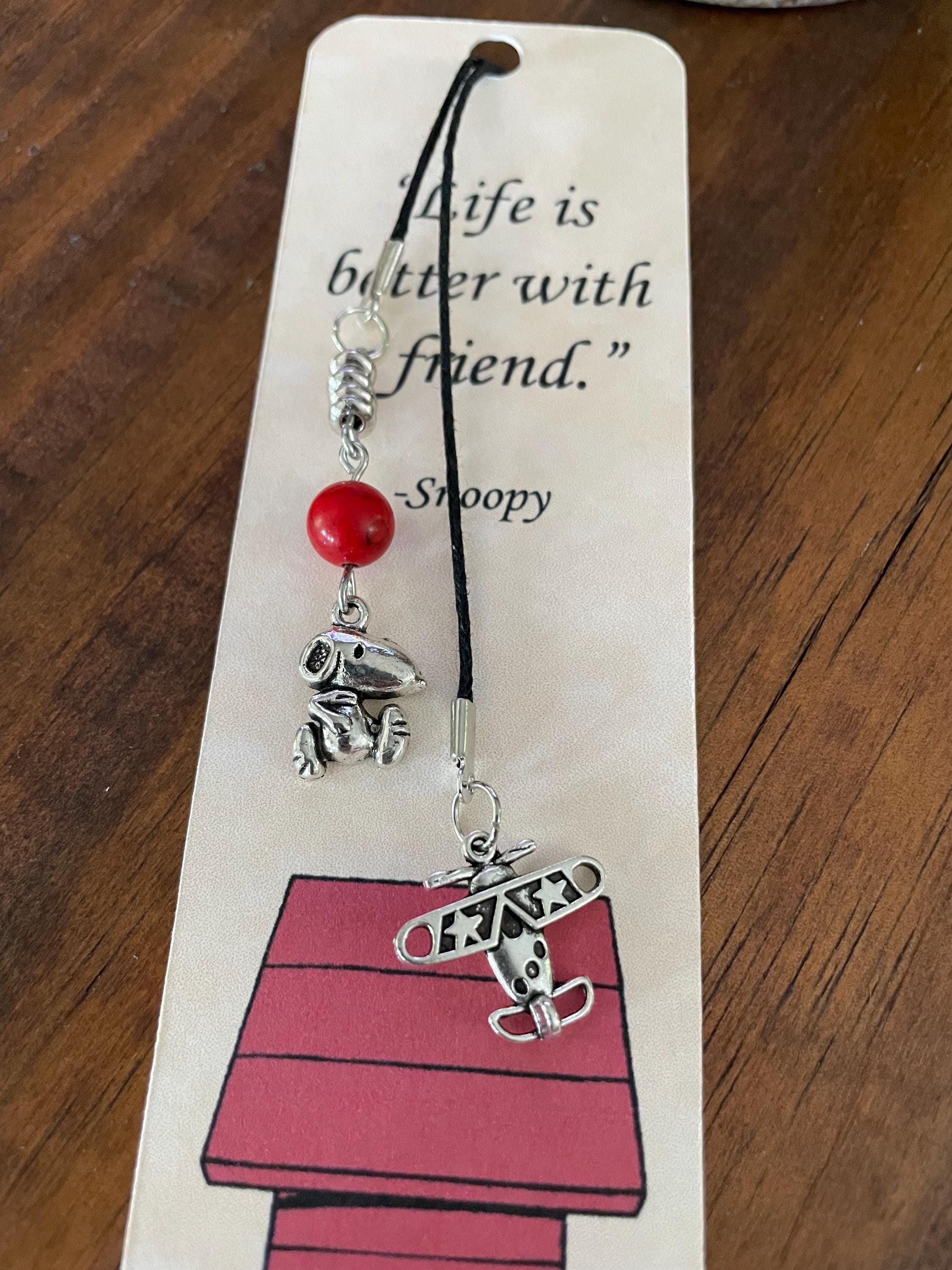 Snoopy Bookmark, Red Baron, Charlie Brown, Peanuts Gang, Woodstock ...