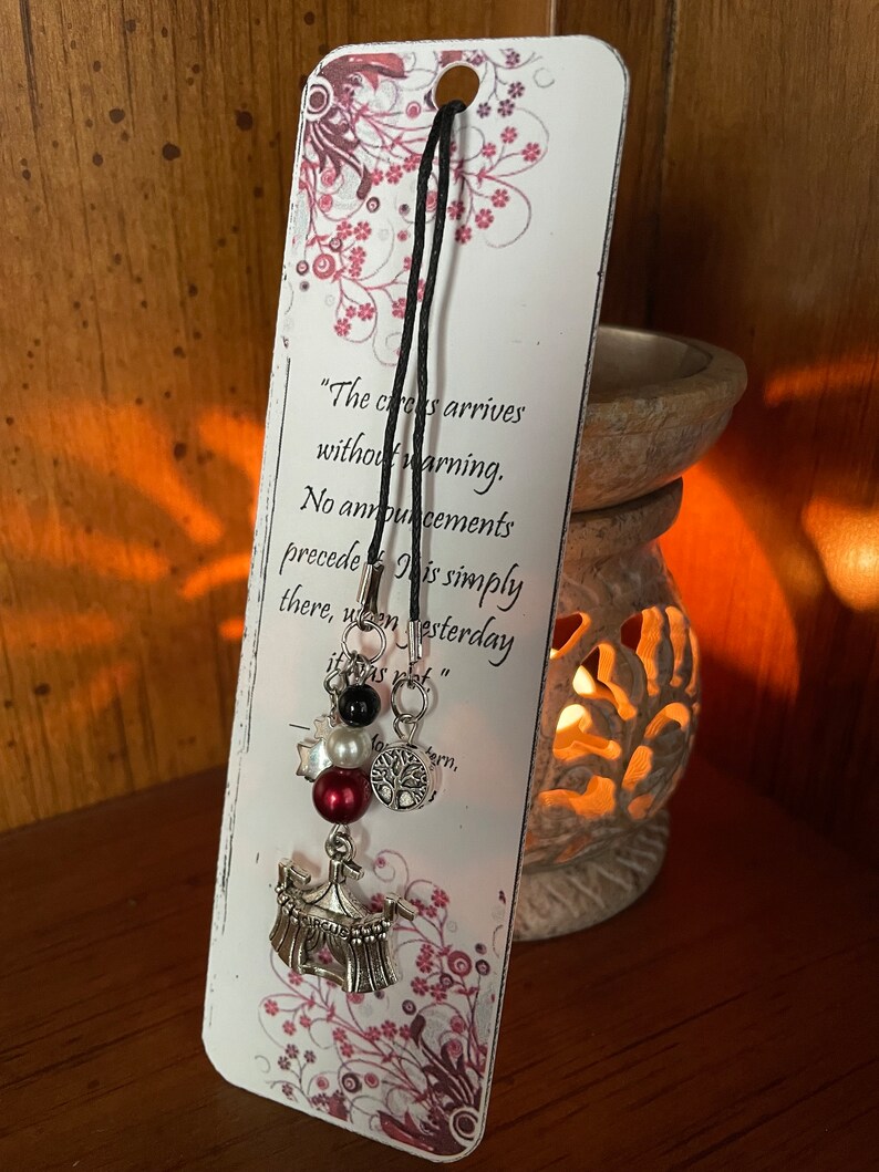The Night Circus Bookmark, Celia Bowen, Marco Alisdair, Widget, Poppet ...