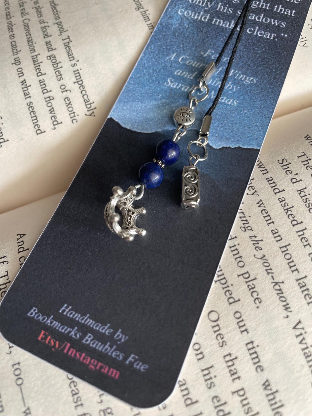 Feyre Bookmark, A Court of Thorns and Roses, Sarah J Maas, ACOTAR, Fae ...