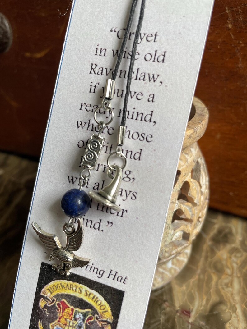 Harry Potter House Ravenclaw Bookmark, Sorting Hat, Hermione Grainger ...