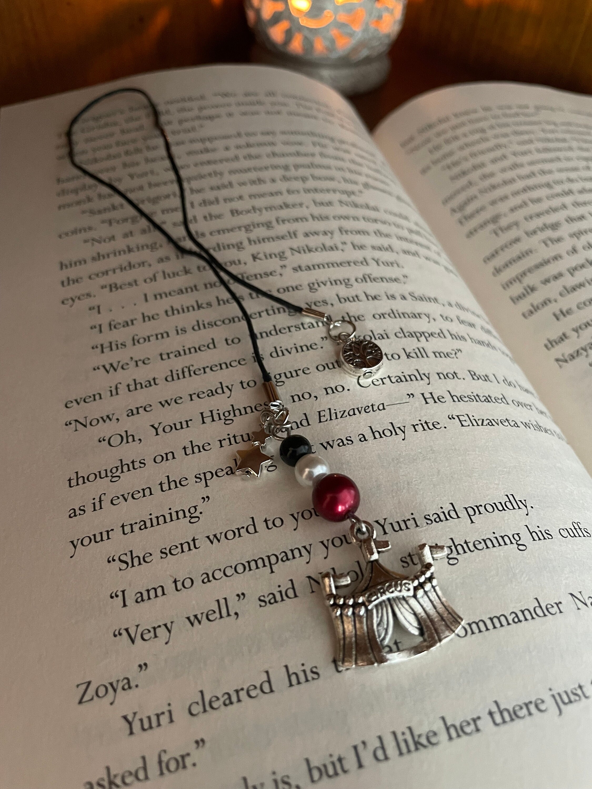 The Night Circus Bookmark, Celia Bowen, Marco Alisdair, Widget, Poppet ...