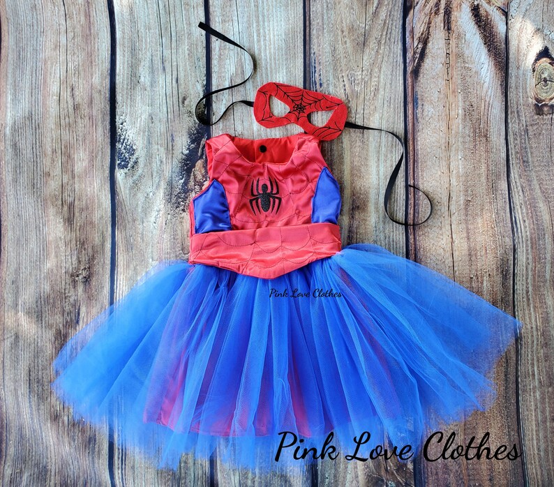 Spider Web Outfit Tutu Costume Man Cute Tutu Spider Mask Cute Birthday ...