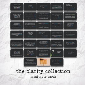 The Clarity Collection 33-Card Mini-Note Card Set of | Etsy