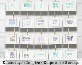 Encouragement Postcard Set of 24 Happy Mail Postcards - Etsy