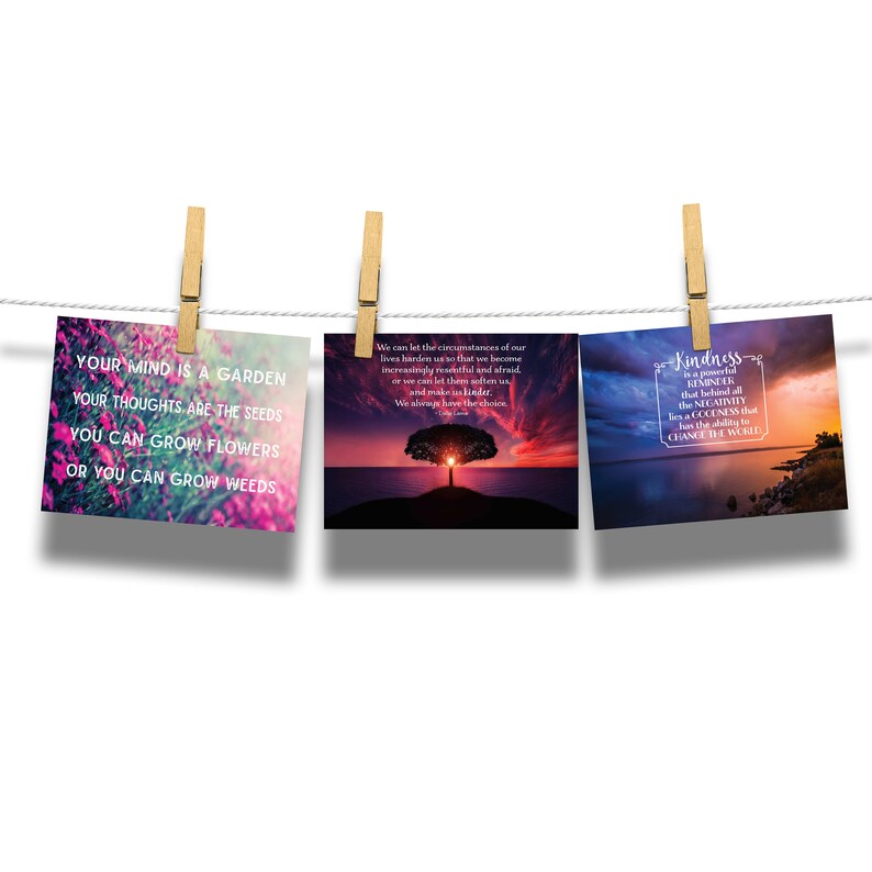 Kind Cards Inspirational Postcard Collection Multiple Options | Etsy