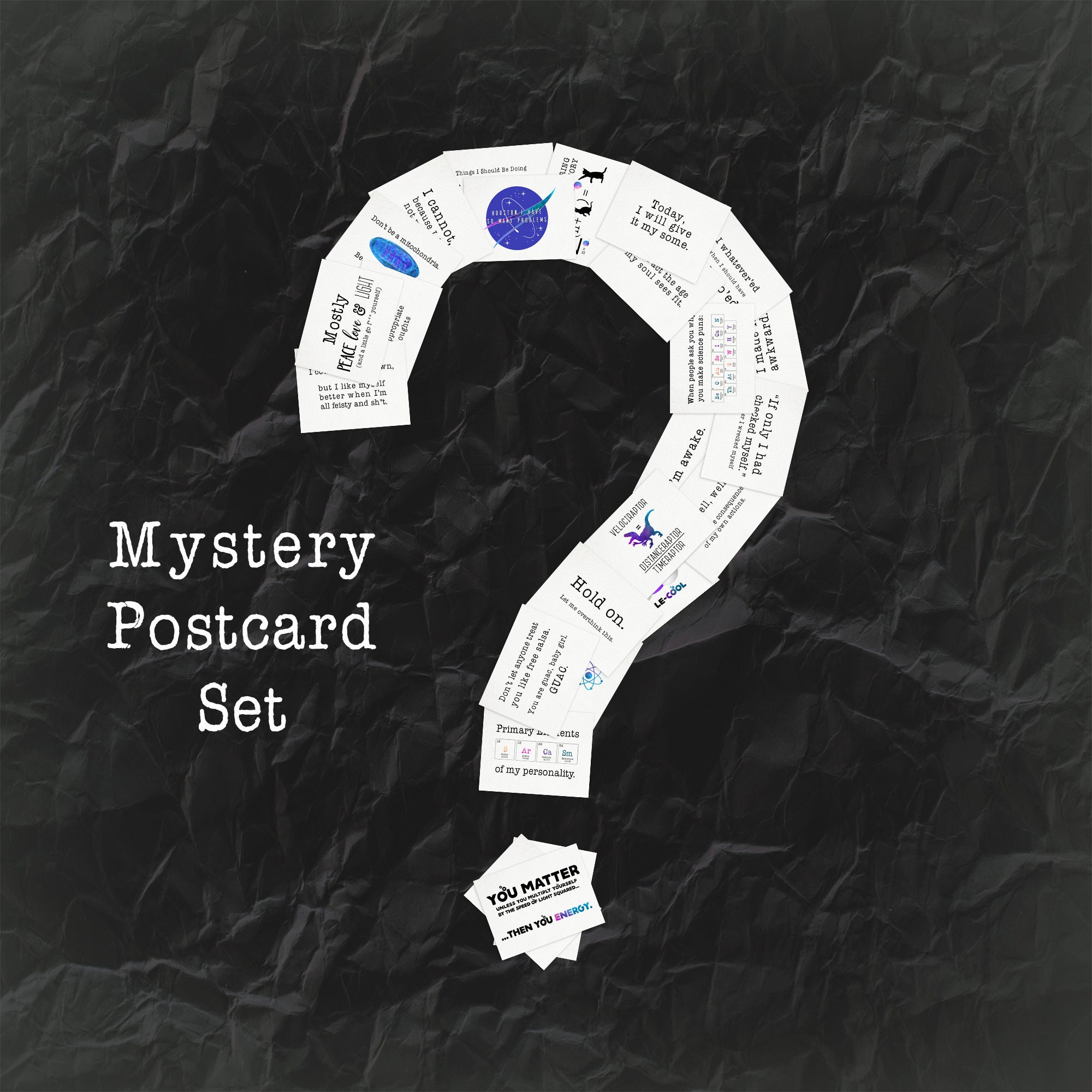 Mystery Postcard Set 25 Postcards per Theme - Etsy