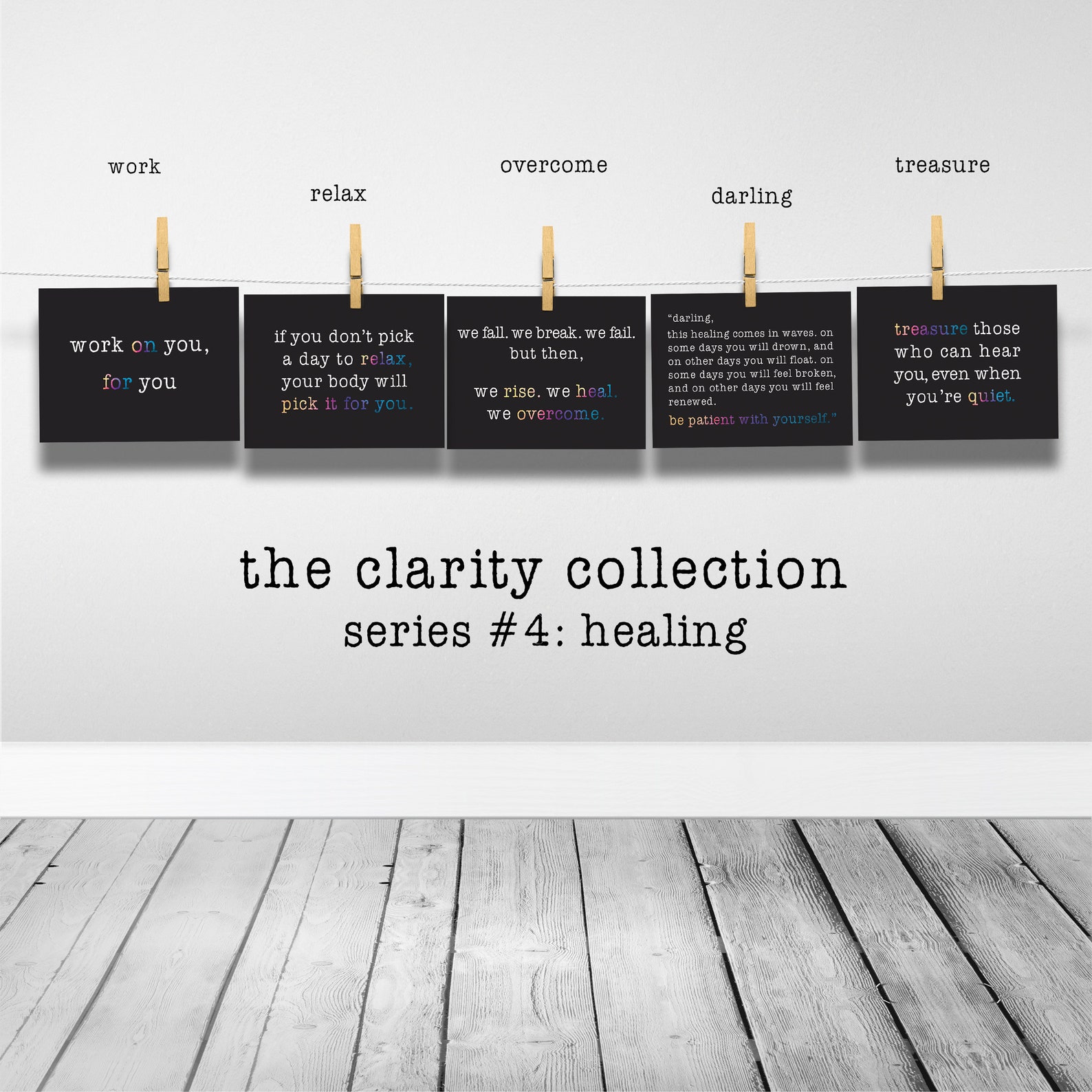 The Clarity Collection 25-card Postcard Set of Empowering and ...