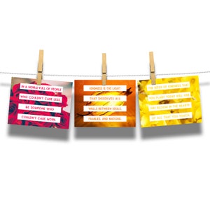 True Colors Series Kind Cards Postcard 14-card Collection- Encouraging ...