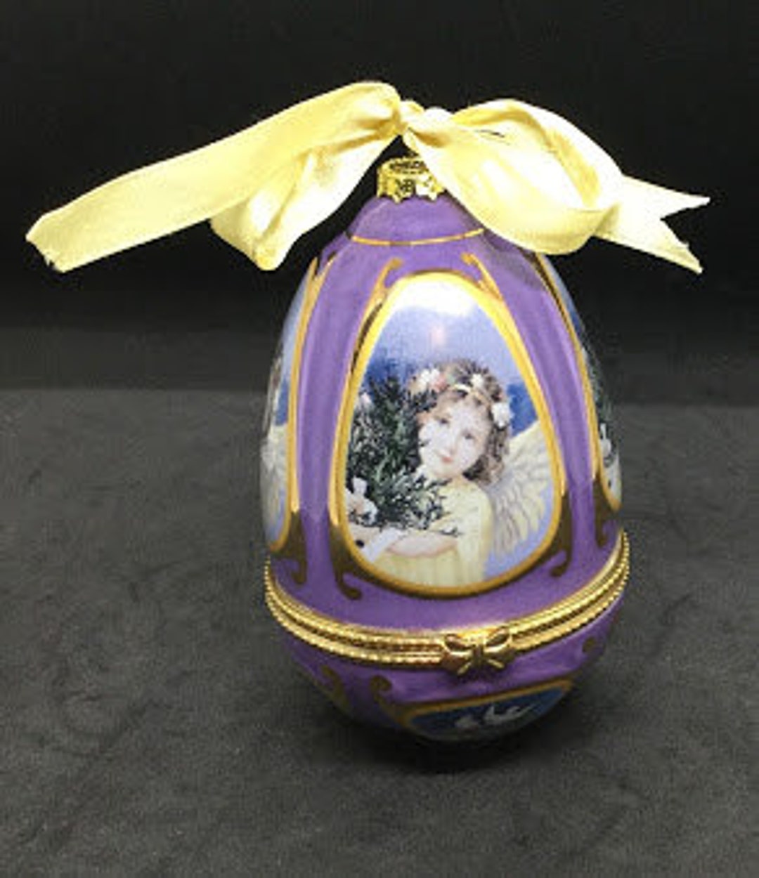 Musical Egg Shaped Music Box - Etsy