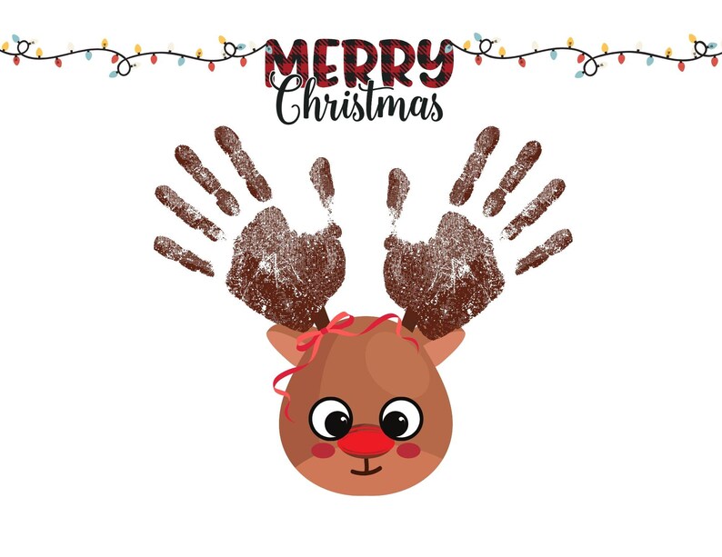 Handprint Craft Christmas Handprint Art Winter Handprint Art Snow ...