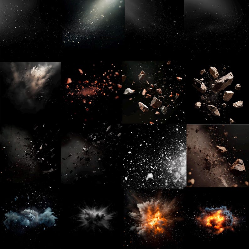 Action Explosion Photo Overlays Dynamic Backgrounds Effects for Image ...
