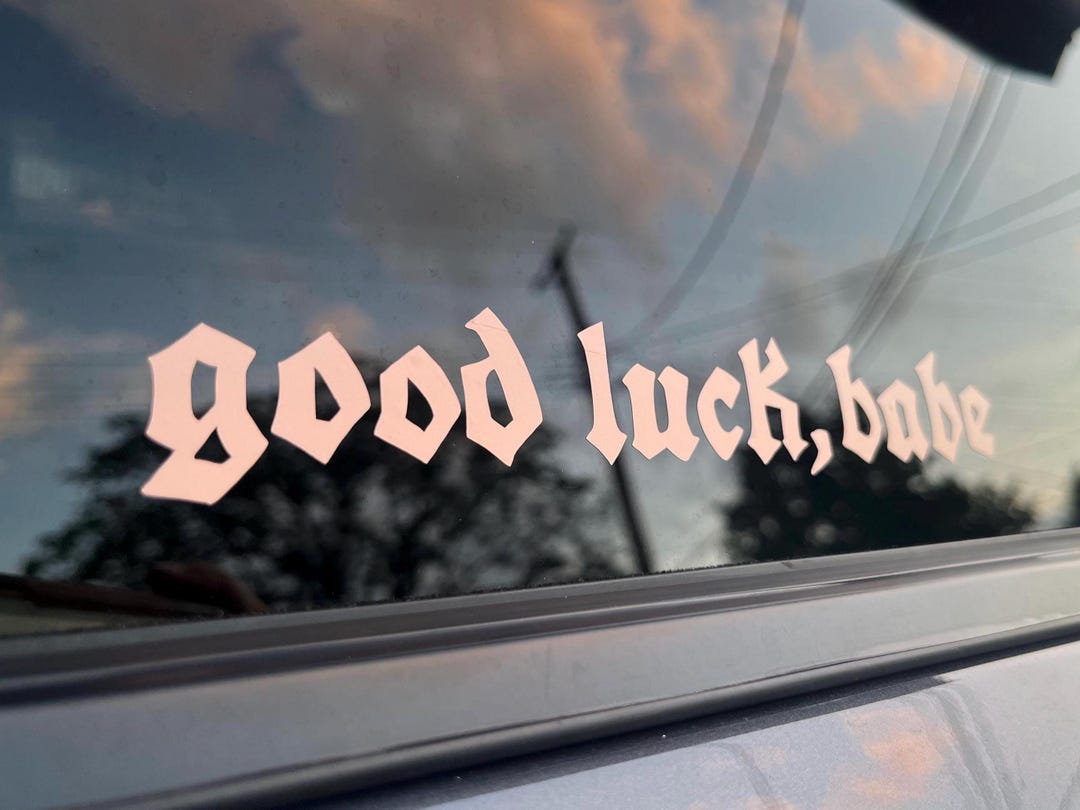 Good Luck Decal - Etsy
