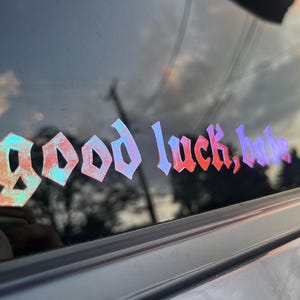 Good Luck Decal - Etsy