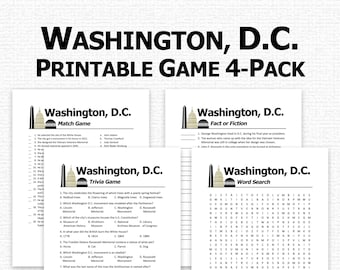 Route 66 Road Trip Game Printable Bundle Vacation Trivia Quiz Word ...