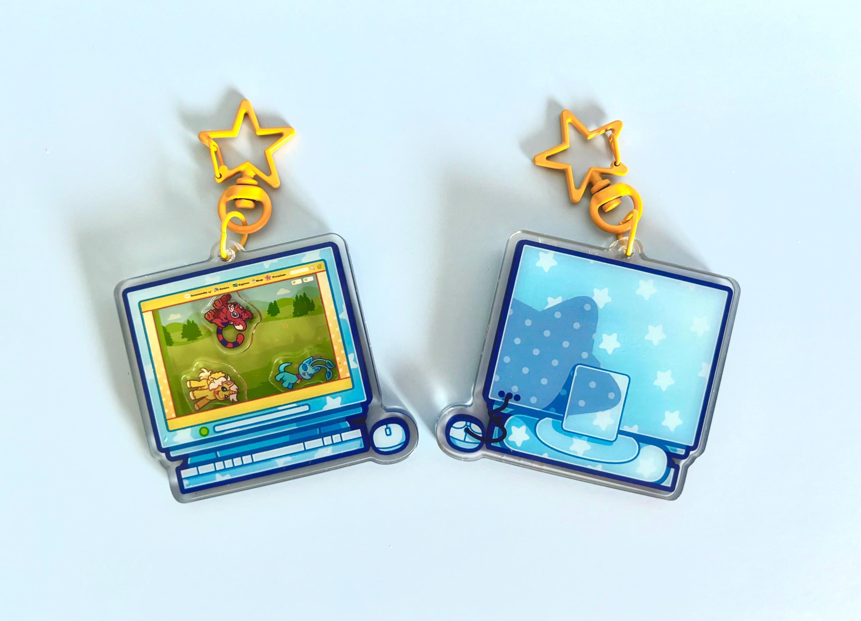 Website Petz Fan Art Acrylic Shaker Charms 2.5 Inches PRE-ORDERS - Etsy