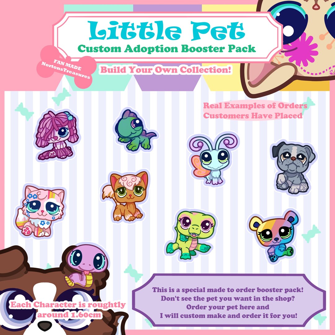 Custom Adoption Center Booster Pack (little Petz) -fan Made- Shaker ...