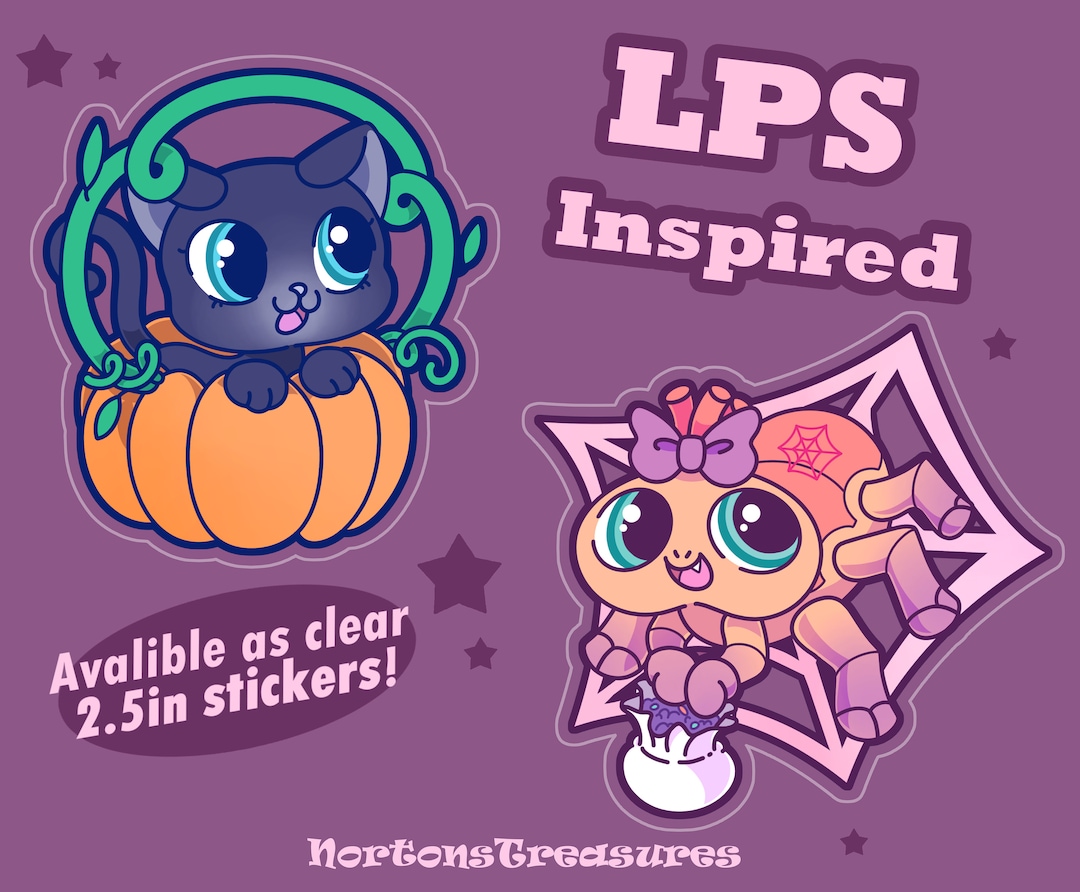 LPS Fan Art Clear Stickers 2.5 Inches - Etsy