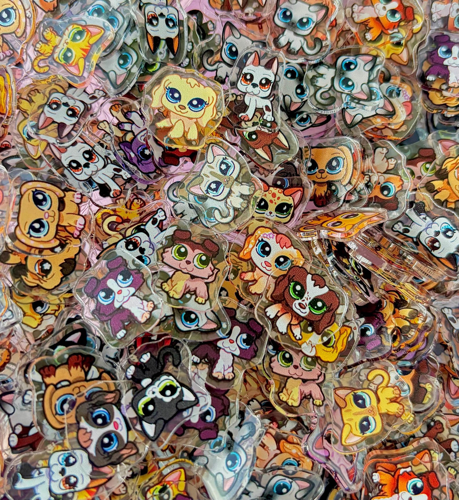 BIG 5 Petz Fan Made Grab Bag Fillable Keychain Booster Packs ...