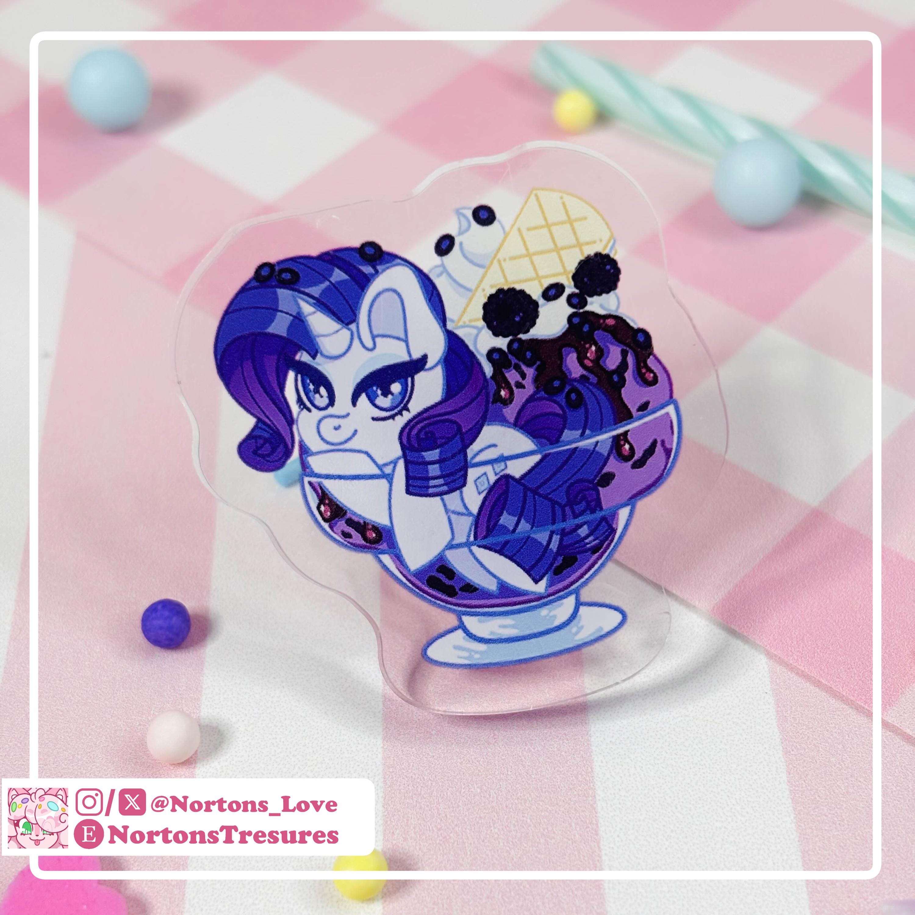 MLP Acrylic Pins 1.5 Inches - Fan Made- Sweet Treats - Childhood ...