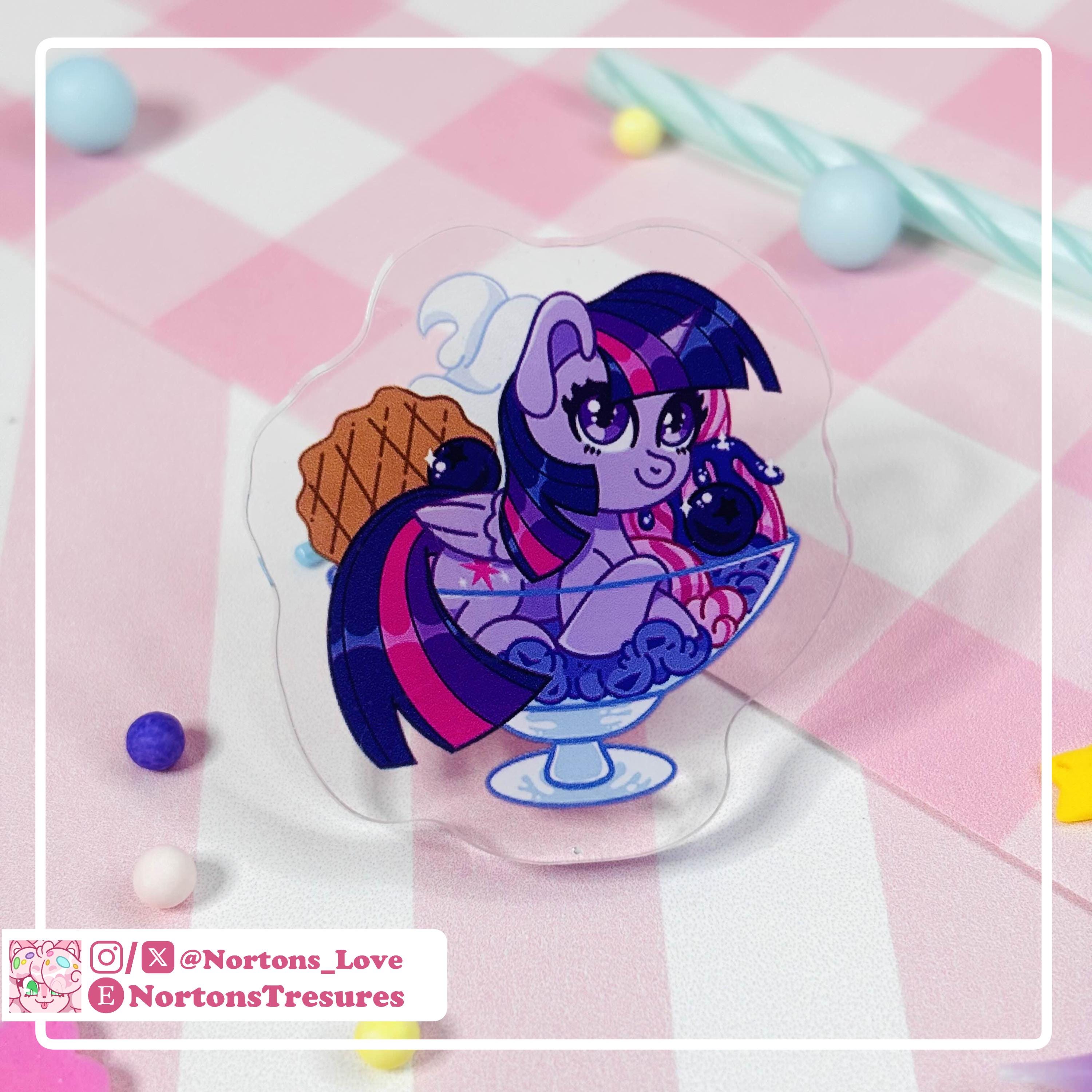 MLP Acrylic Pins 1.5 Inches - Fan Made- Sweet Treats - Childhood ...