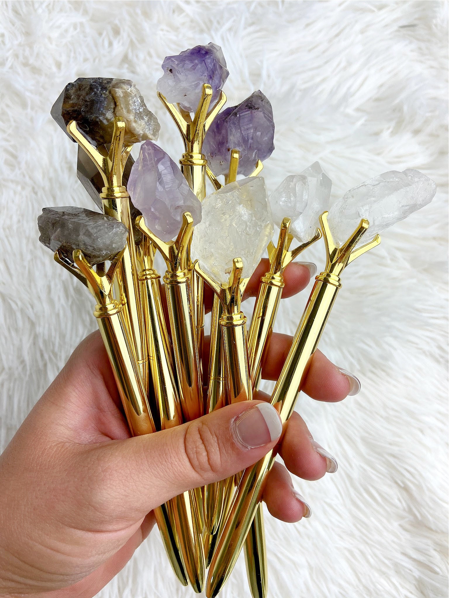 Crystal Manifestation Pens, Crystal Pens, Spell Pens, Law of Attraction ...