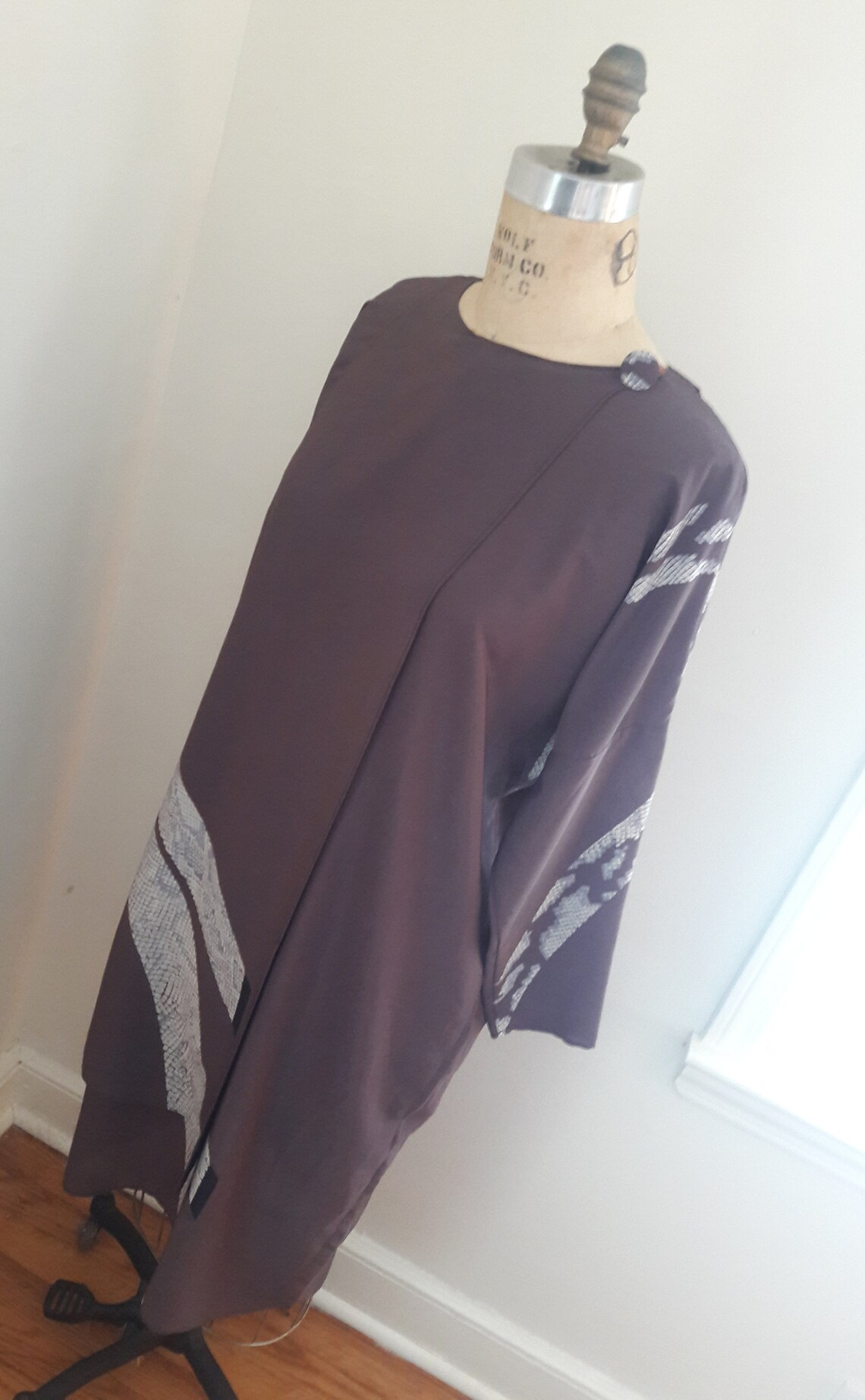 FRENCH SHEATH CHIC 80's Silk Python Print Detail Dress | Etsy