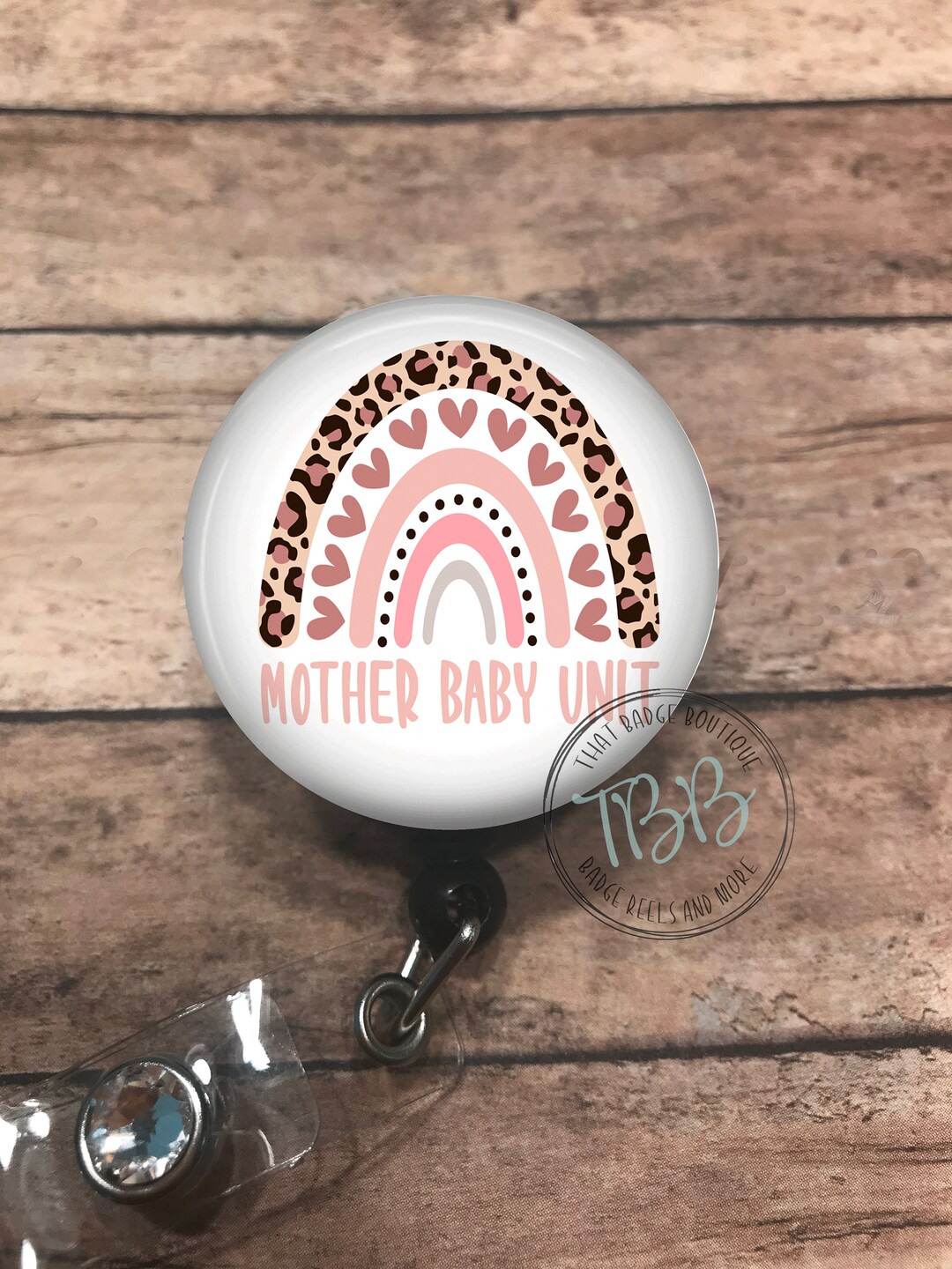 Mother Baby Unit Postpartum Retractable Badge Reel Badge Clip Lanyard ...