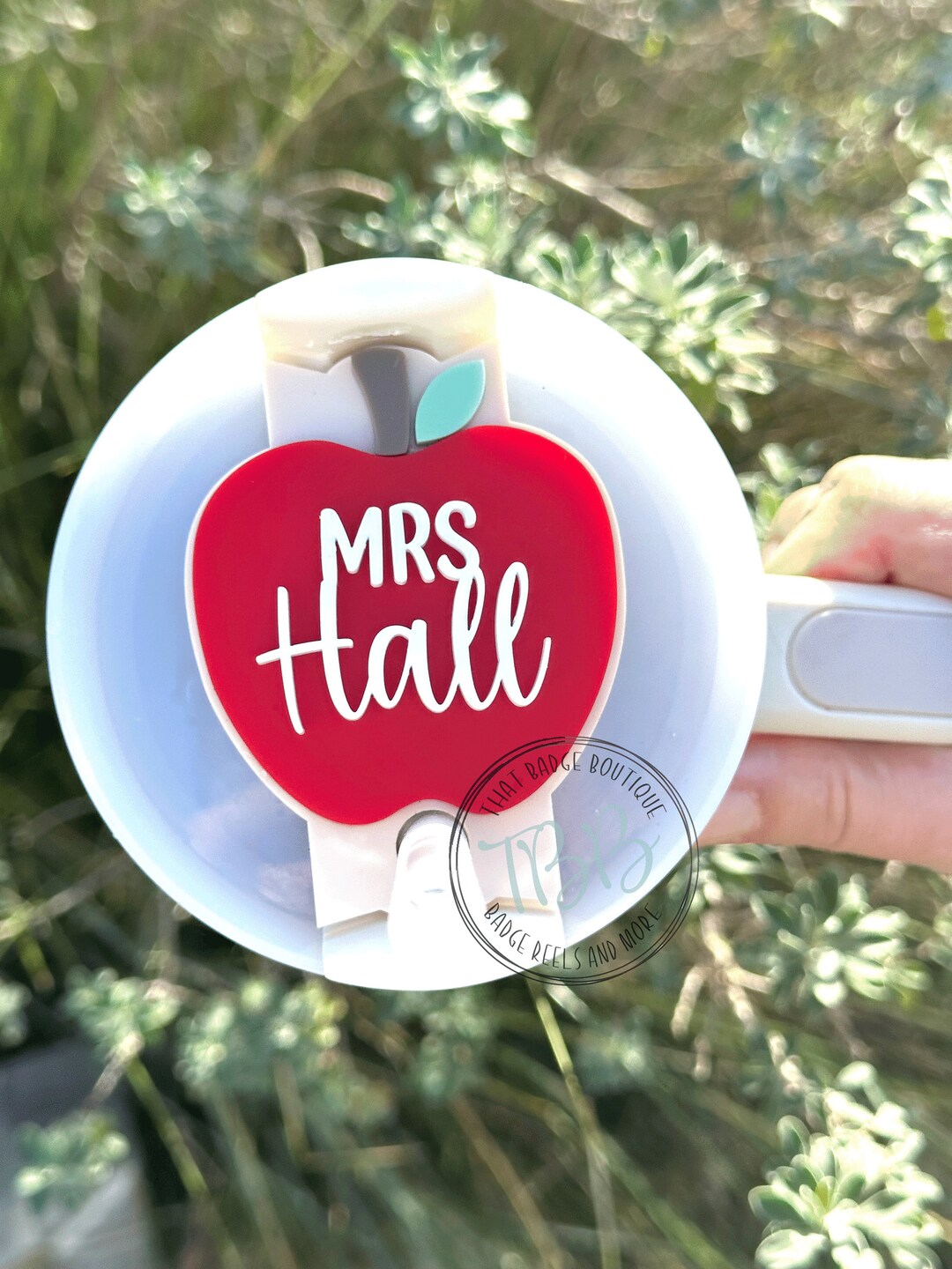 Apple Stanley Cup Topper Teacher Stanley Topper Tumbler Accesories Cup ...