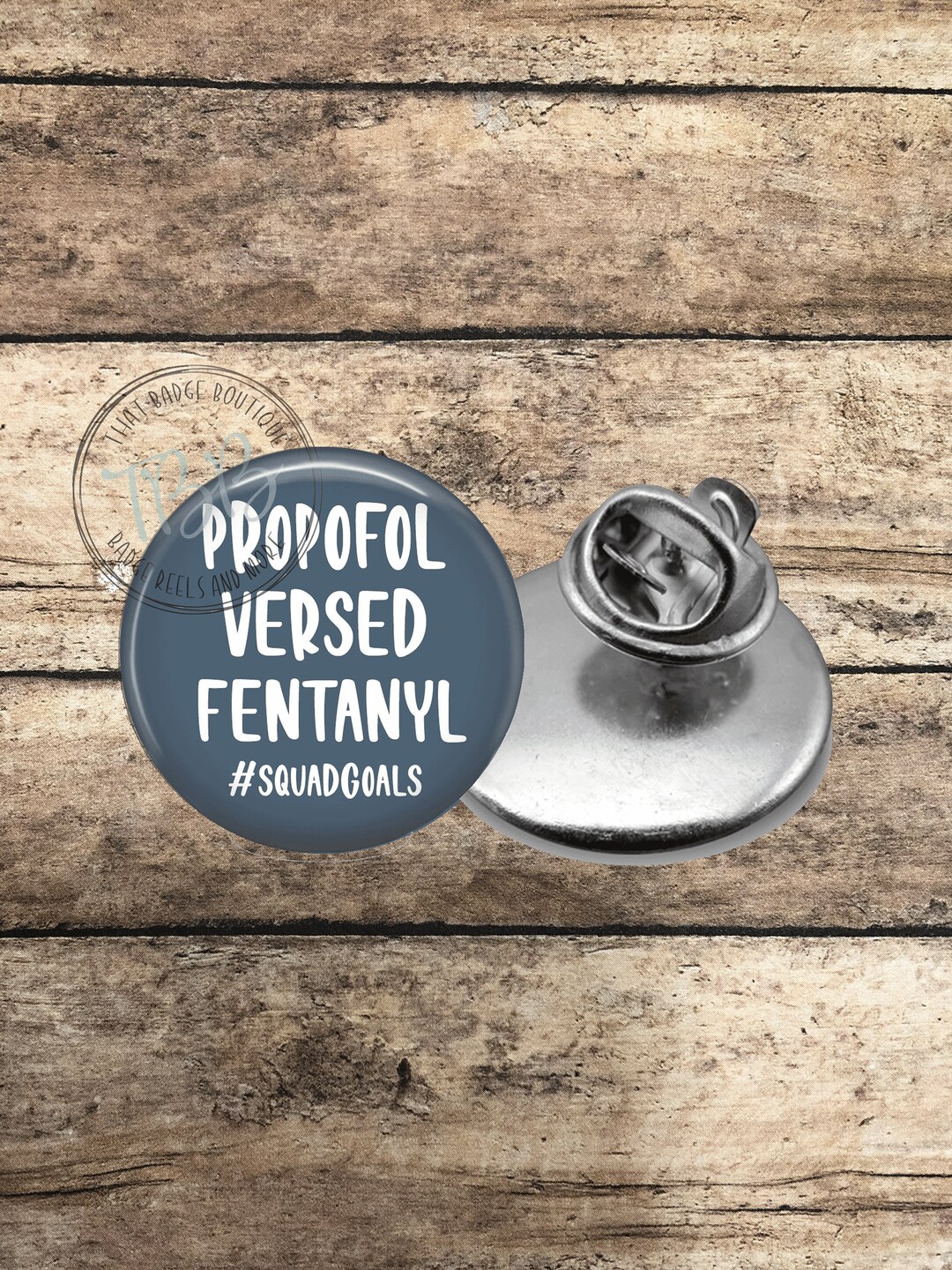 Badge Pin - Squad Goals - ID Badge Pin - Nurse Badge Pin - Lanyard Pin ...