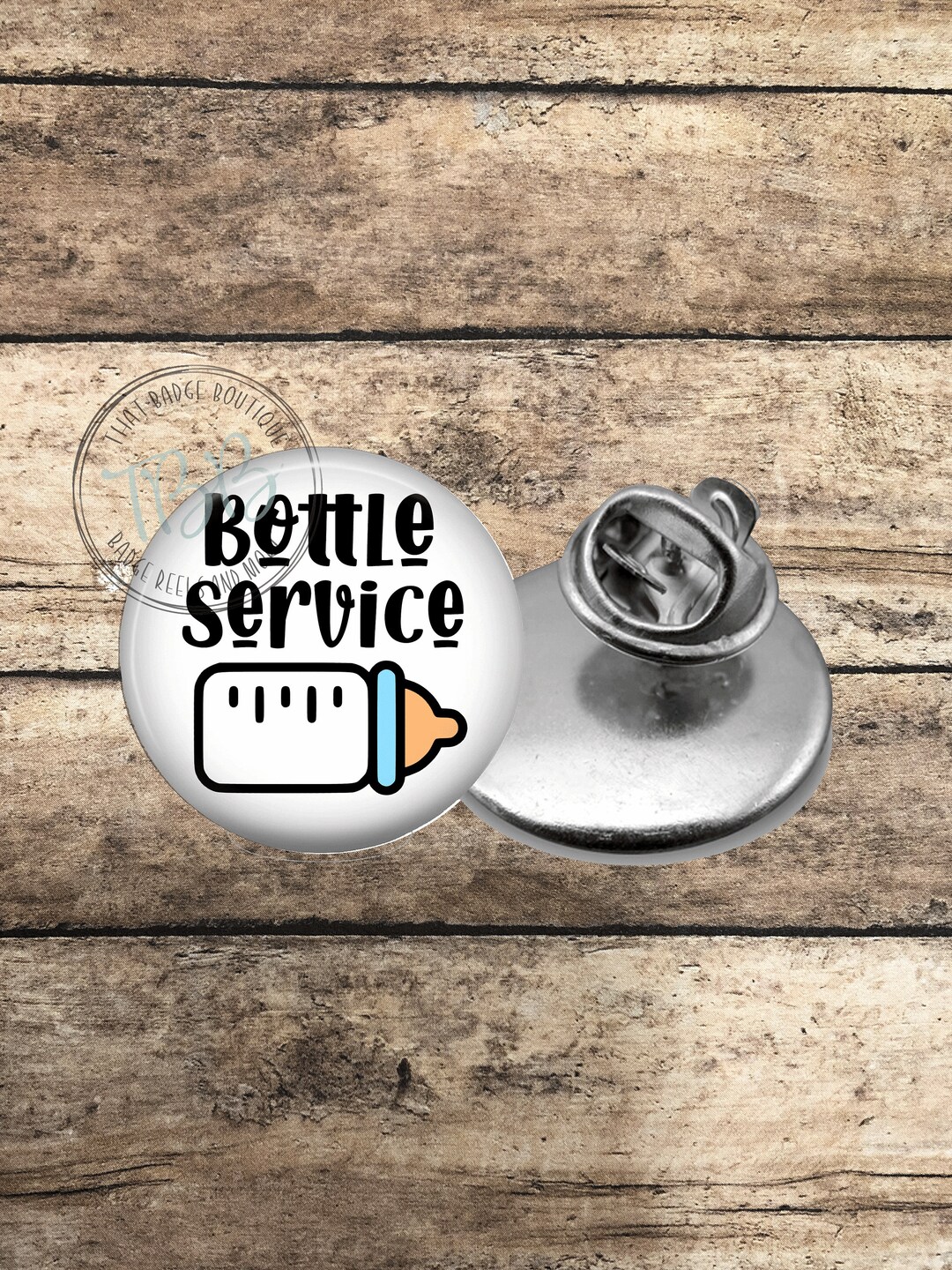 ID Badge Pin - Bottle Service - Badge Pin - Uniform Pin - Lapel Pin ...