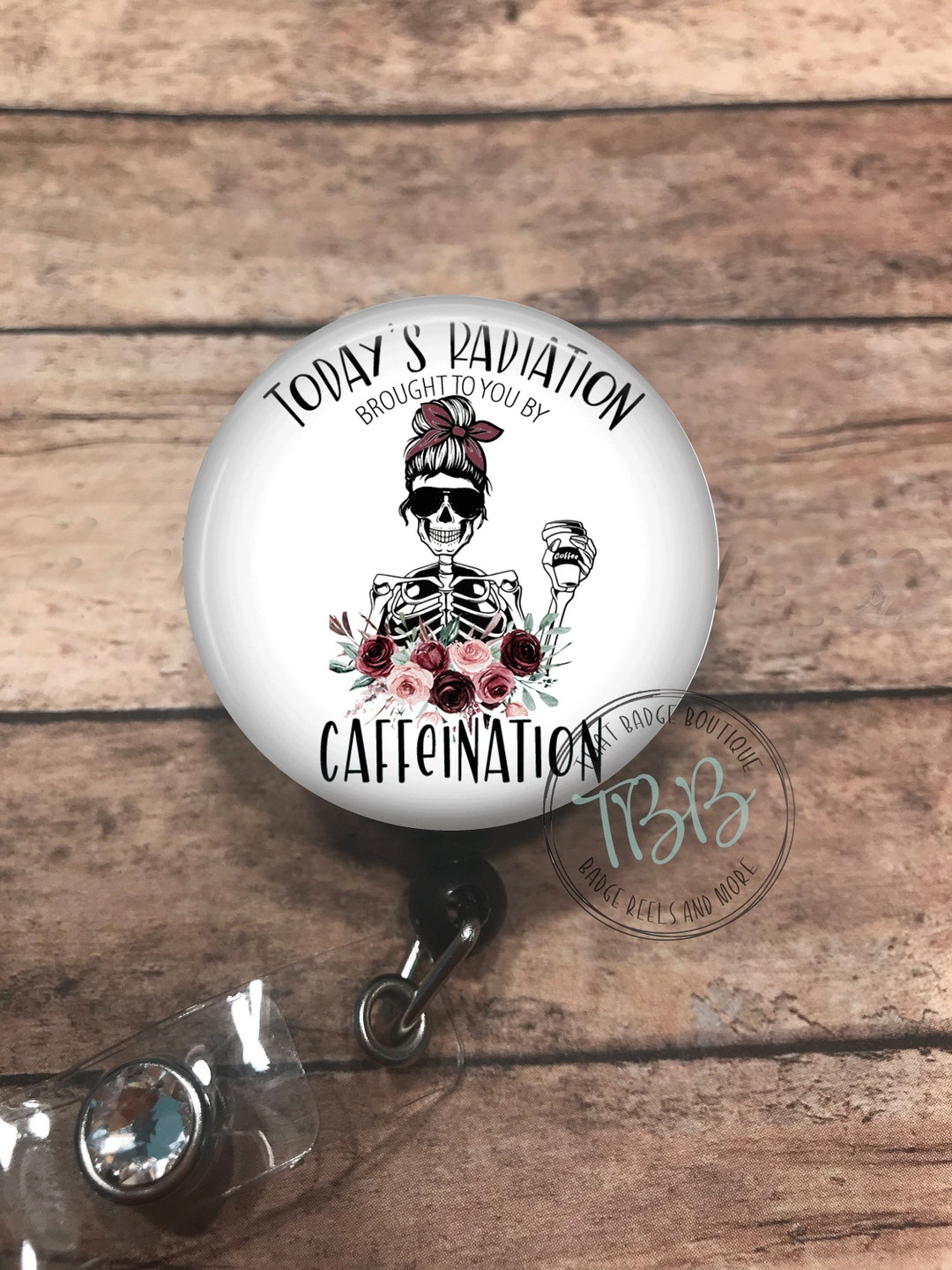Radiology Badge Reel - Funny Badge Reel - Badge Reel - Badge Clip ...