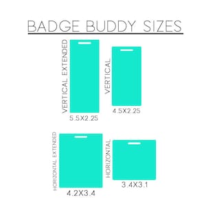 Cut Out Badge Buddies - Badge Buddy - Badge Reel - Badge Clip - Badge ...