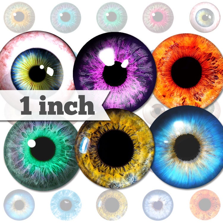 Eyes 1 Inch 25mm Printable INSTANT DIGITAL DOWNLOAD for - Etsy Singapore