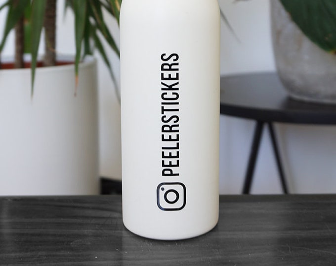 Personalised Instagram Name Decal Sticker Custom Sticker - Etsy