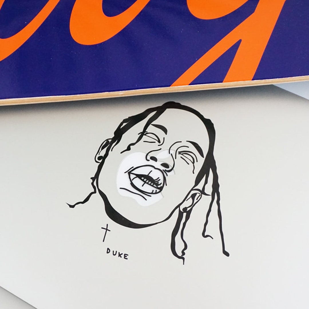 Travis Scott Face Laptop MacBook Glossy Waterproof Vinyl Decal Sticker ...