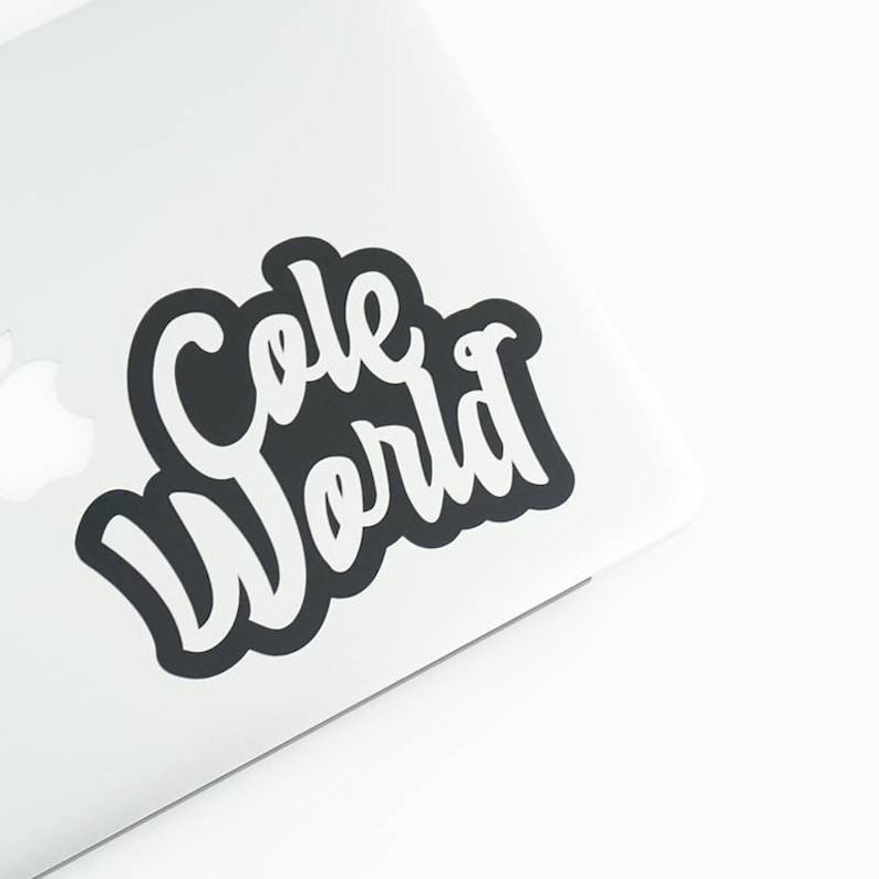 Cole World Laptop Macbook Glossy Waterproof Vinyl Decal | Etsy