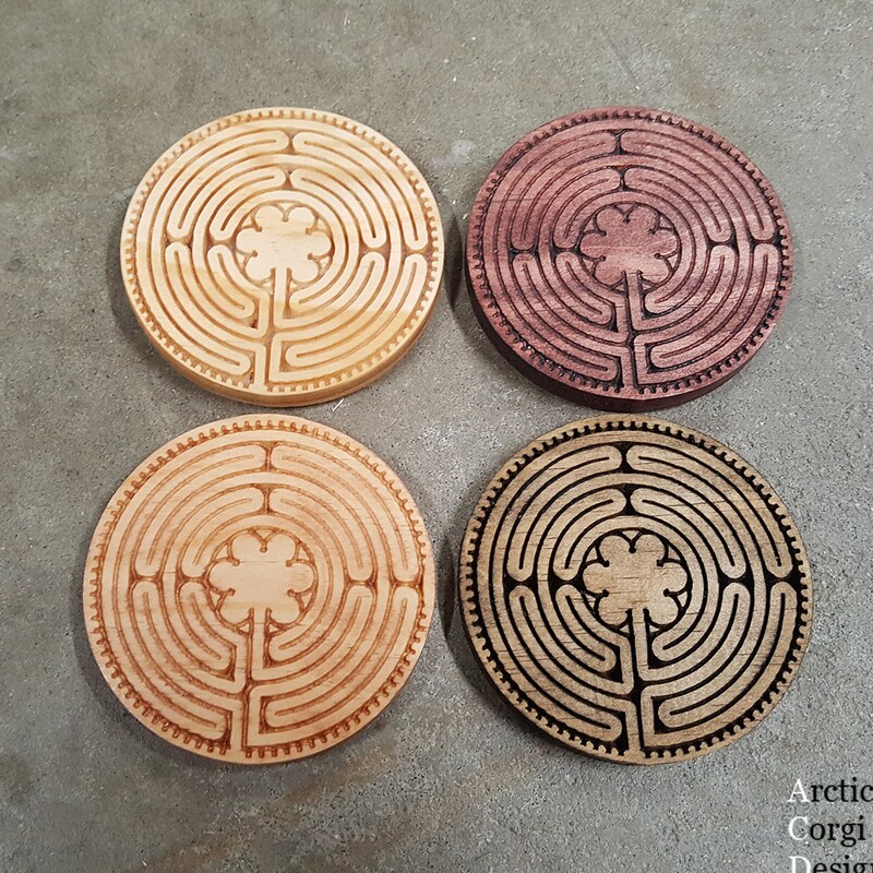 Labyrinth Stamp - Etsy