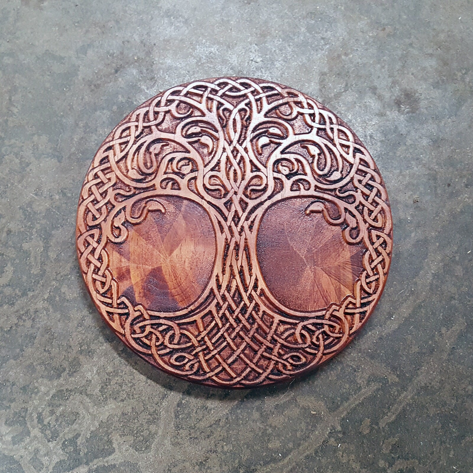 Norse Elder Futhark Runes With Tree of Life Wall Art 9 Inch Diameter - Etsy