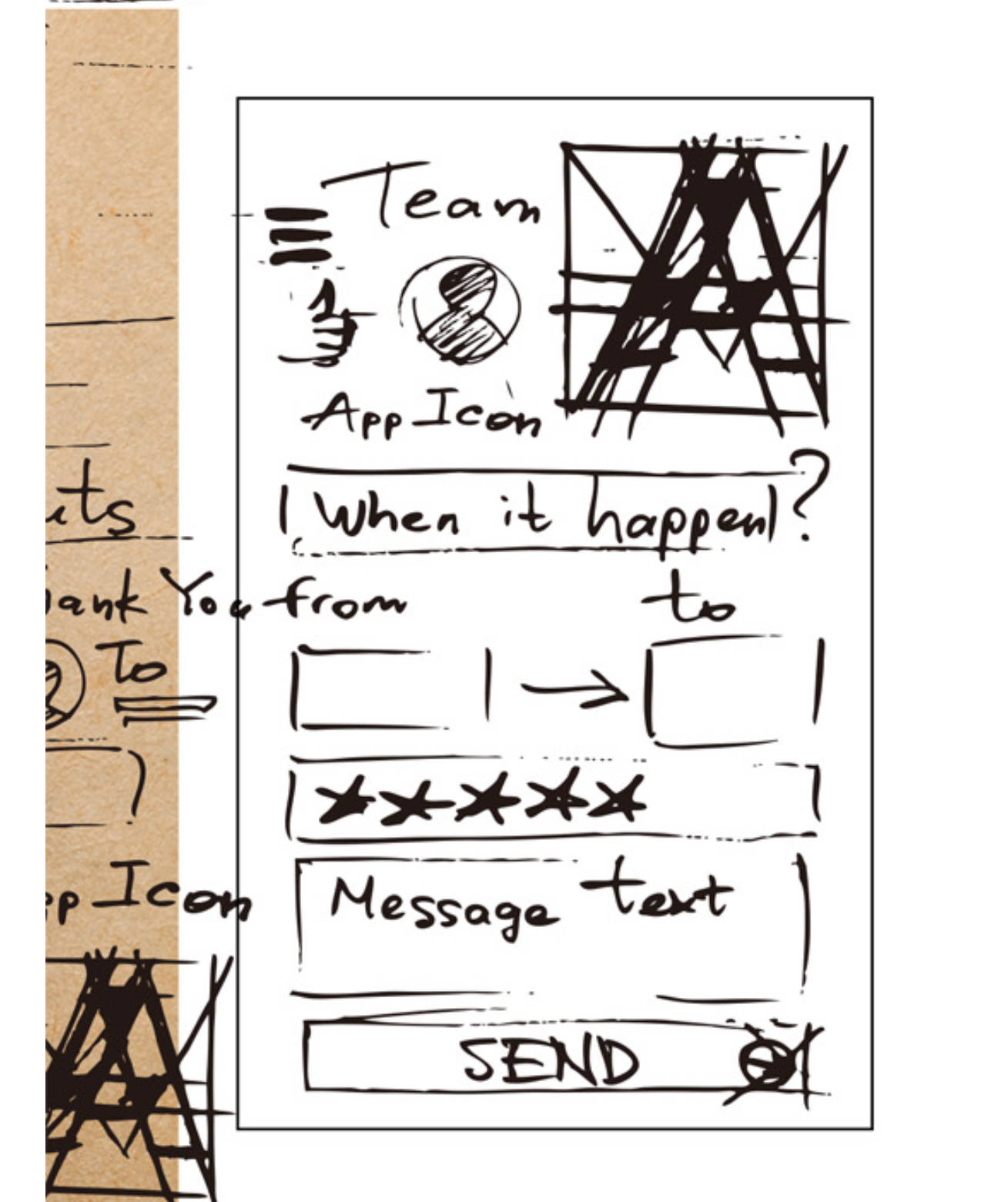 BLUEPRINT SKETCH STAMP #2 - Etsy