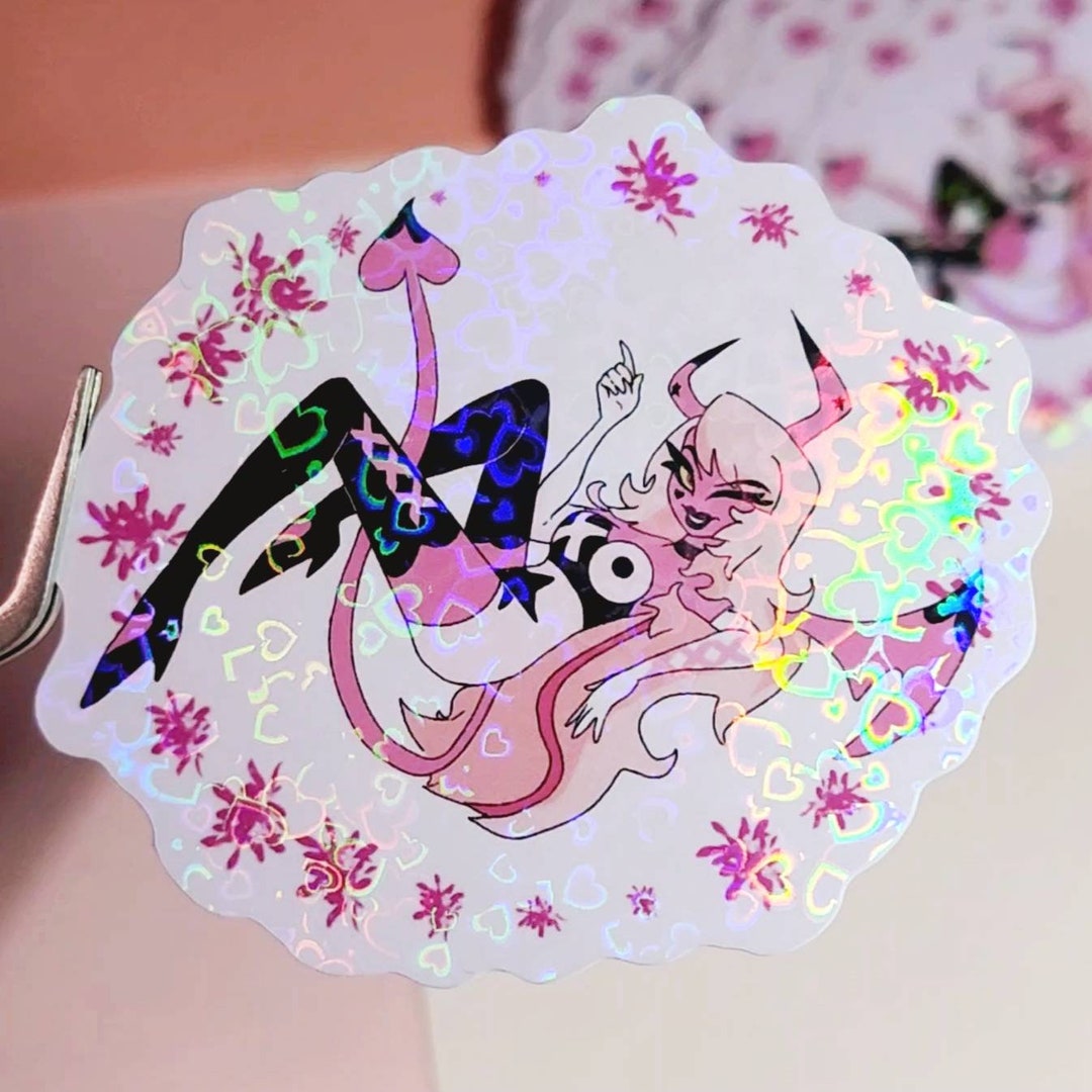 Helluva Boss Sticker Holographic Verosika Mayday - Etsy