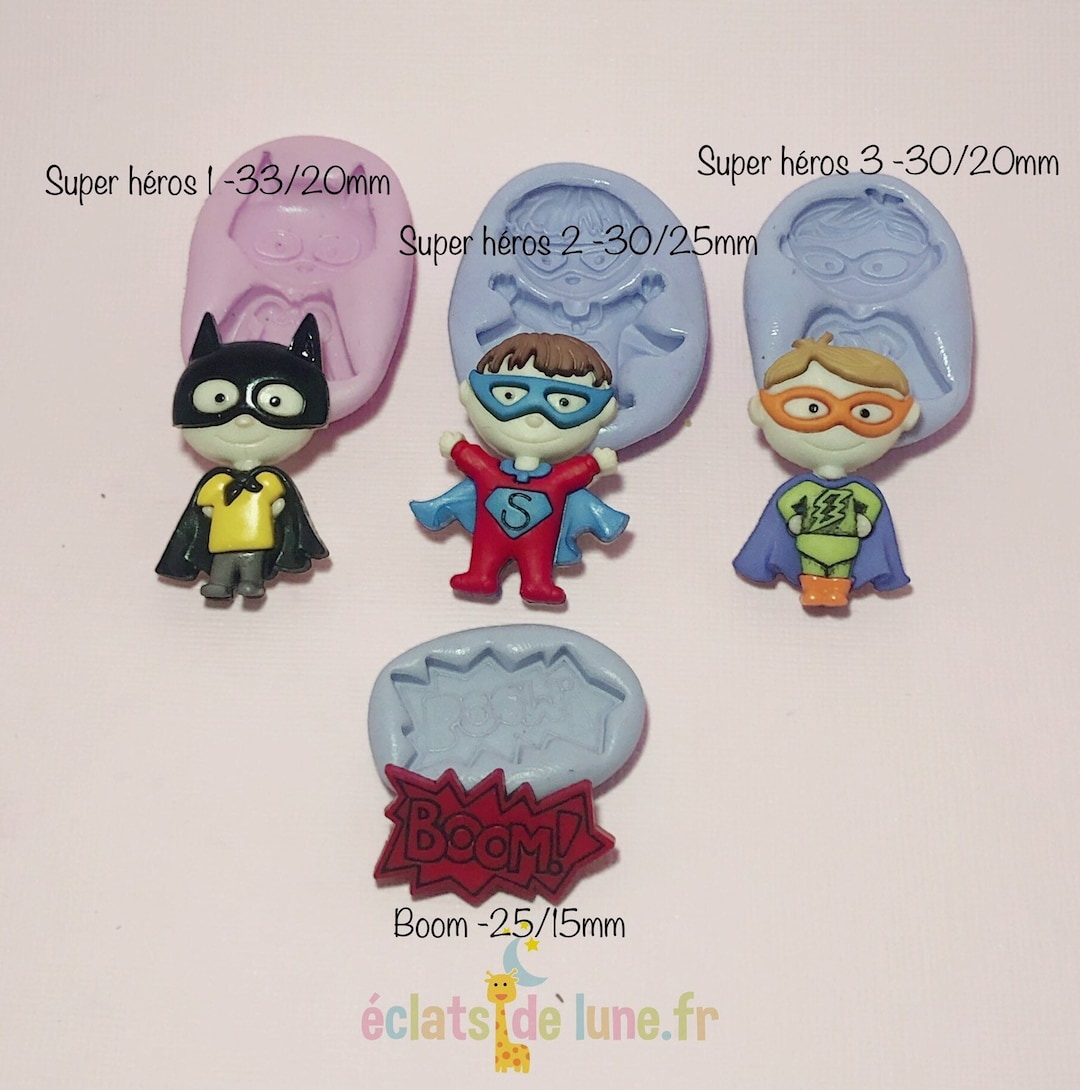 Super Hero Themed Silicone Mold - Etsy