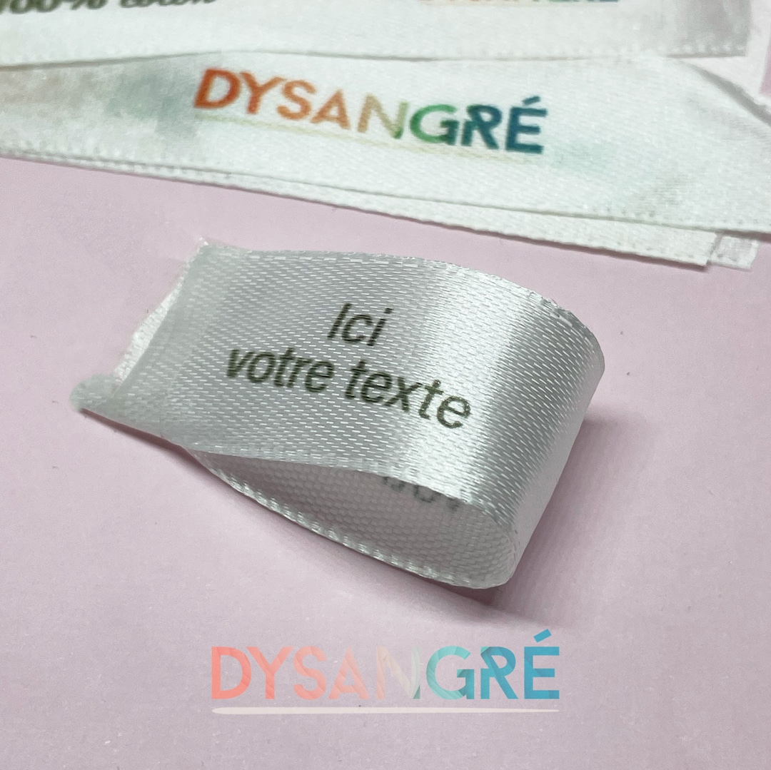 1" Thick Custom Sewing Labels, Logo, Sizes, Folded, Sew On, Color - Etsy